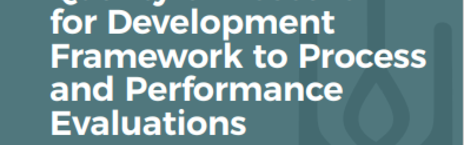 Applying the CGIAR quality of research for development framework to process and performance ...